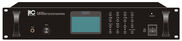 ITC Audio T-6701 IP Network audio adapter - Hangtechnika, fénytechnika ...