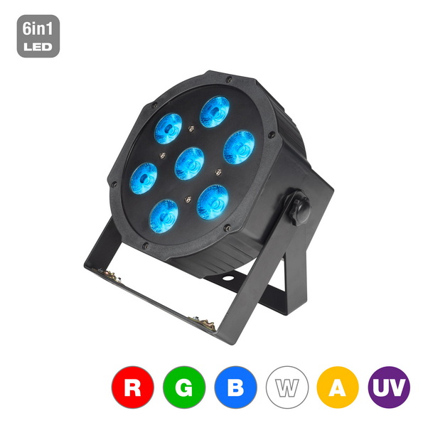 FLASH LED PAR 56 7x15W RGBWA+UV - Hangtechnika, fénytechnika ...